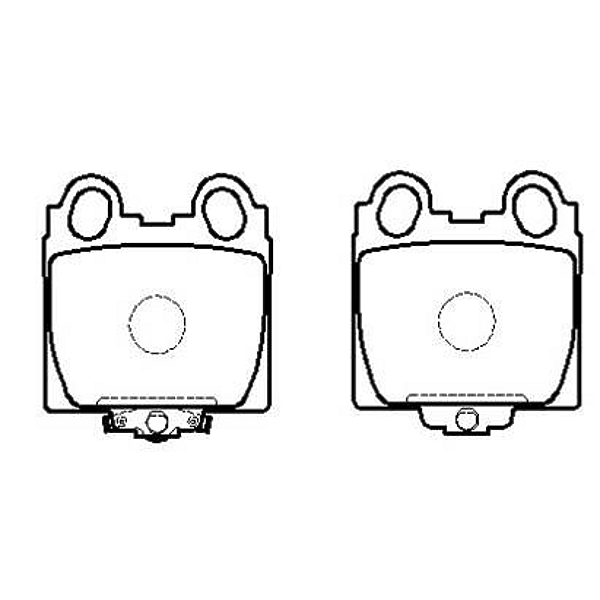HSB HP5083 (0446622180 / 0446630120 / 0446630121) колодки тормозные дисковые lexus: gs300 97.8-