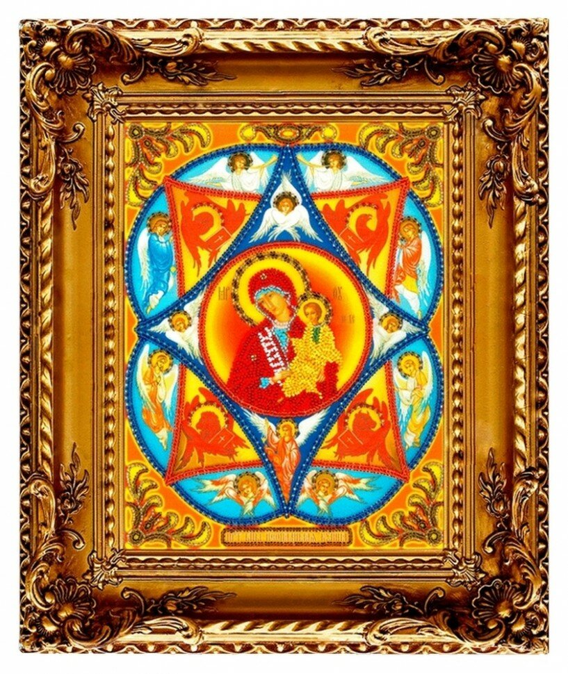 Набор для вышивания Вышиваем бисером #А-19 Неопалимая Купина, Вышивка бисером, 19.5 x 26 см