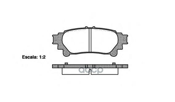 Колодки торм. диск. RX 350 09- Road house арт. 2139500