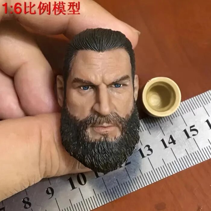 Модель головы с бородой для 12-дюймовой фигурки 1/6