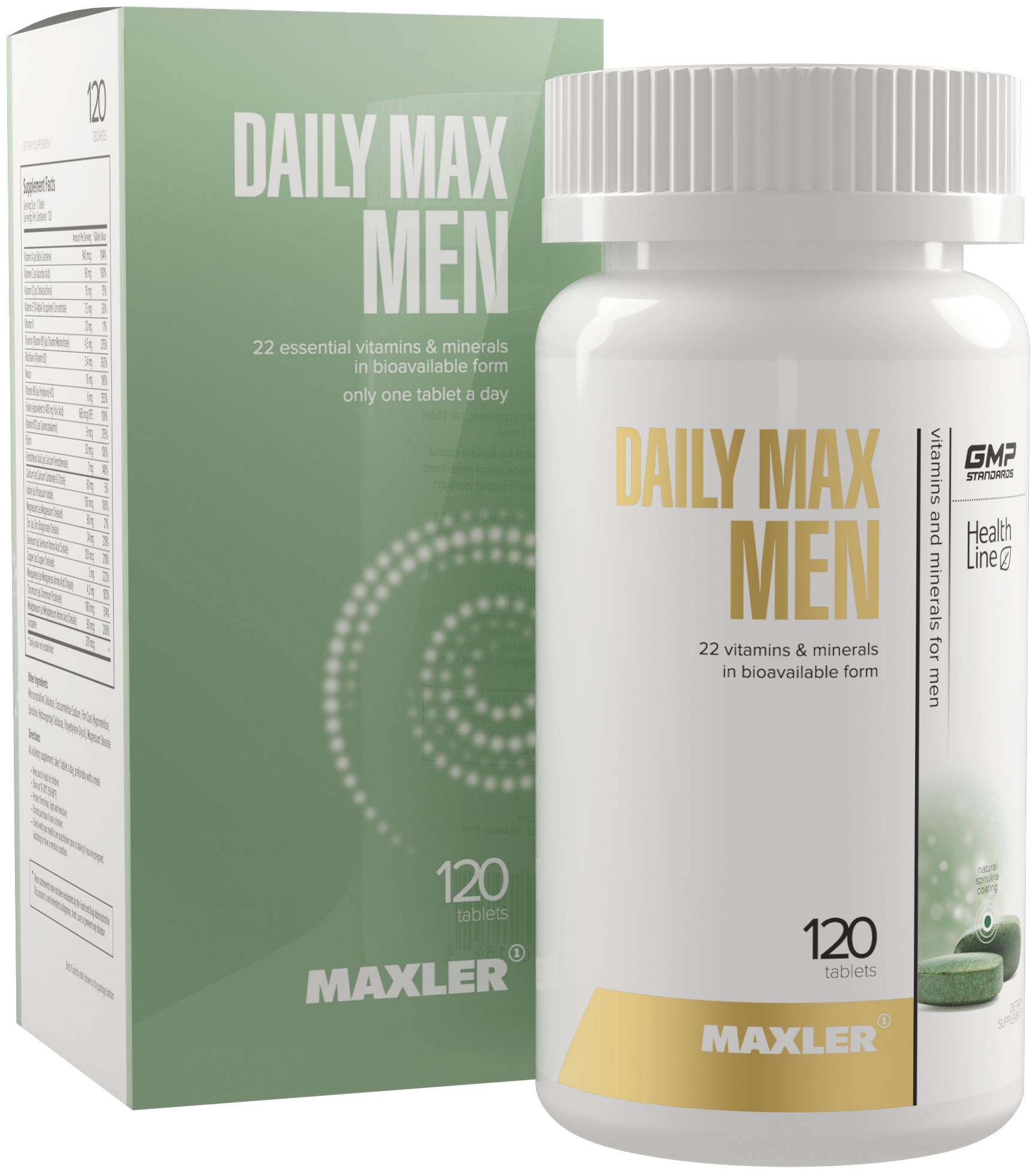Витаминный комплекс для мужчин Maxler Daily Max Men 120 таблеток