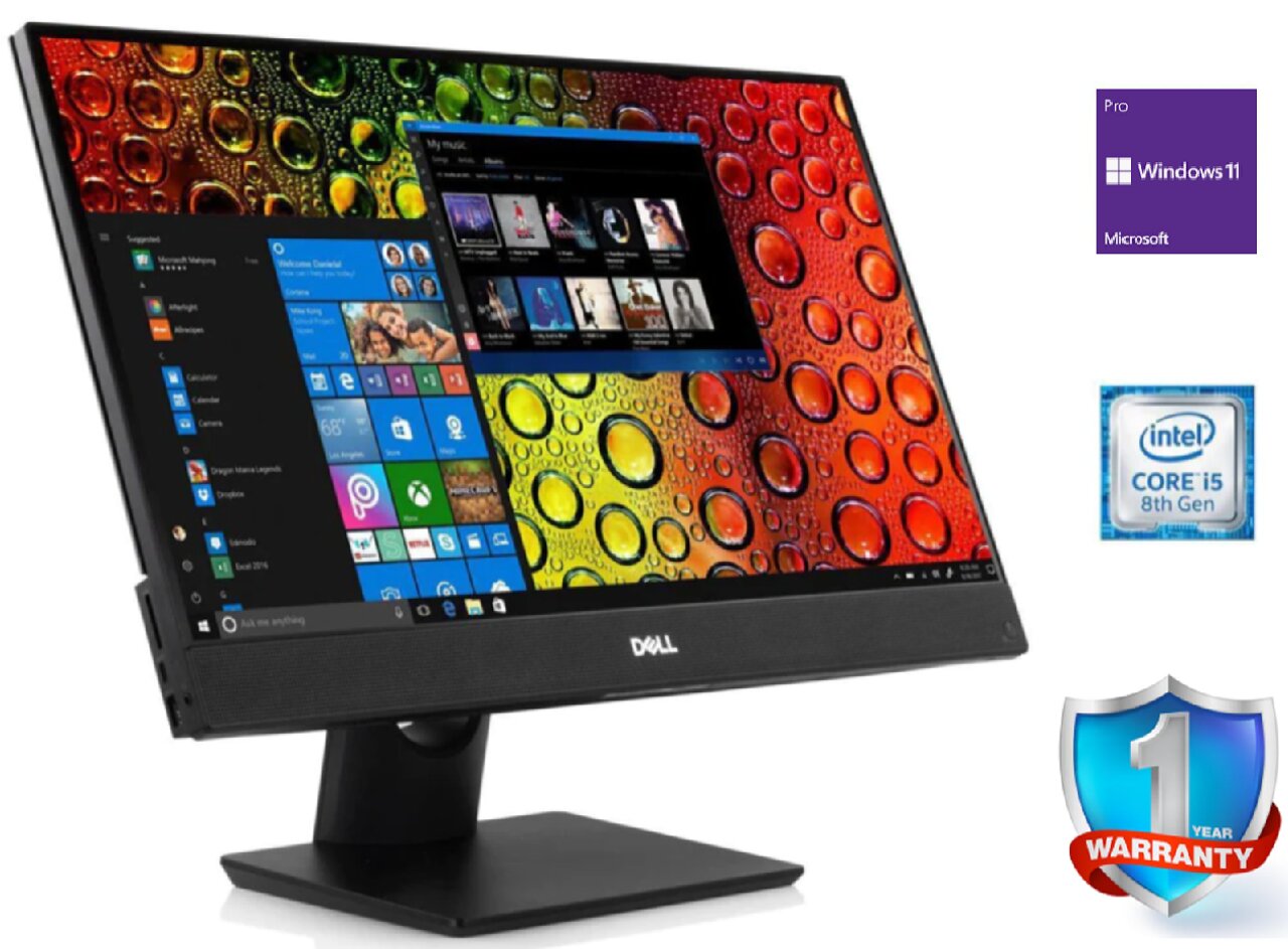 Моноблок Dell optiplex 7460 -Intel Core i5-8400T (6 ядер), Память 8 ГБ, Диск 256 ГБ SSD ,Экран 23,8"