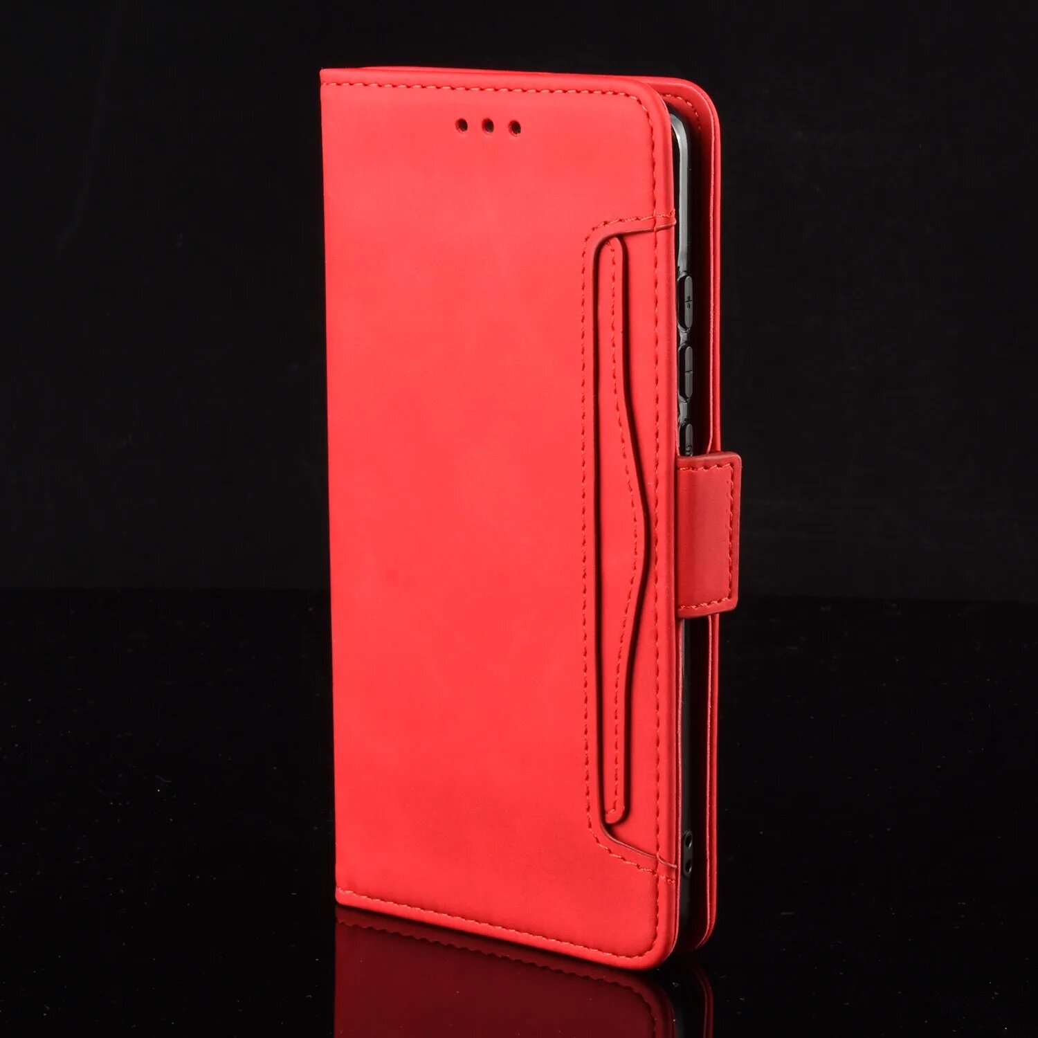 Телефон ROG 6 6D 8 9 Pro 7, кошелек Ultimate Book, винтажный тонкий Красный, Красный, ROG Phone 9