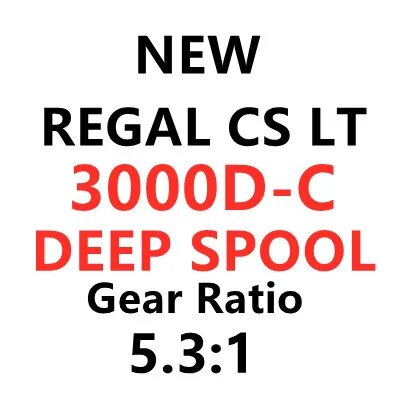 Daiwa Regal CS LT 3000D-C Deep Spool 5.3:1