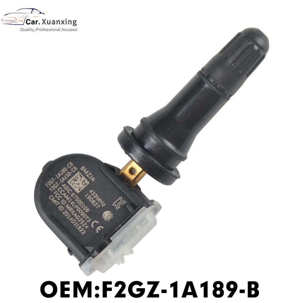 OEM F2GZ1A189B система контроля давления в шинах TPMS 433 МГц для 2014-2017 Ford Edge Escape Fiesta Mondeo F2GZ-1A189-B One Piece