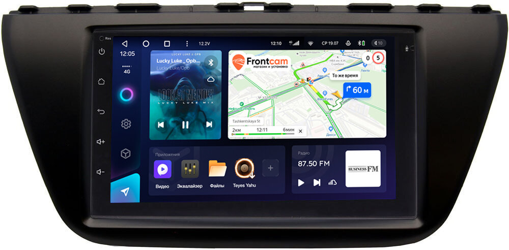 Магнитола в штатное место 2 din Suzuki SX4 2 2013-2022 Teyes CC3 4/64 7 дюймов RP-SZSX4C-160 на Android 10 (4G-SIM, DSP)