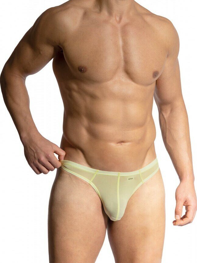 Трусы-стринги "RED 0965 Ministring - Leaf" / Olaf Benz / Зеленый / Размер XL