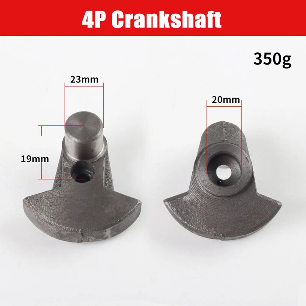 Коленчатый вал чугунный 4P, 350g, Color: E
