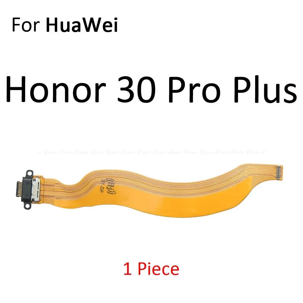 Разъем для зарядки, разъем для док-станции с микрофоном, гибкий кабель для HuaWei Honor 30S 30i View Mate 40 30 Pro 5G Lite Plus For Honor30 Pro Plus