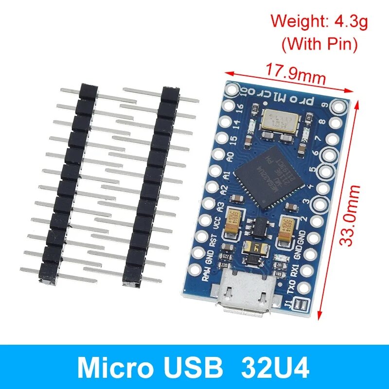 XZG MICRO/MINI/TYPE-C USB ATMEGA32U4 модуль 5 В 16 МГц плата для Arduino ATMEGA32U4-AU/MU контроллер Pro-Micro замена Pro Mini