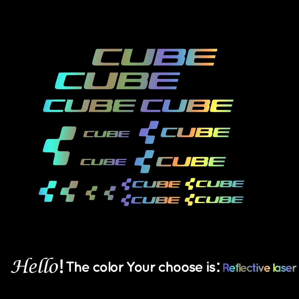 Светоотражающие наклейки CUBE Reflective Laser