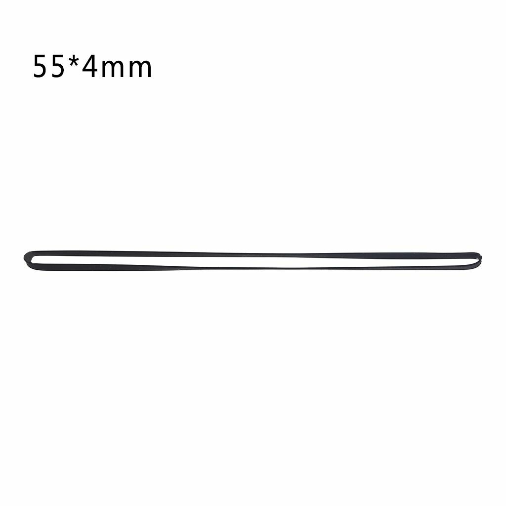 Замененный ремень проигрывателя, резиновый плоский привод для проигрывателя пластинок Walkman, DVD, CD-ROM, повторитель шириной 4 мм, замена