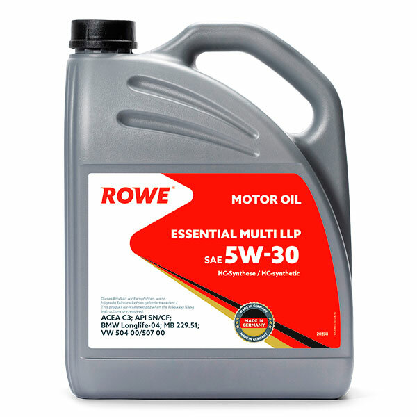 Масло моторное ROWE ESSENTIAL MULTI LLP SAE 5W-30 (4л) ROWE-5W30-E-LLP-4L
