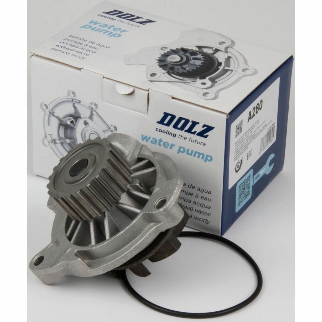 Dolz A280 Насос водяной (помпа) для AUDI A6 C4 / T4 91> / LT