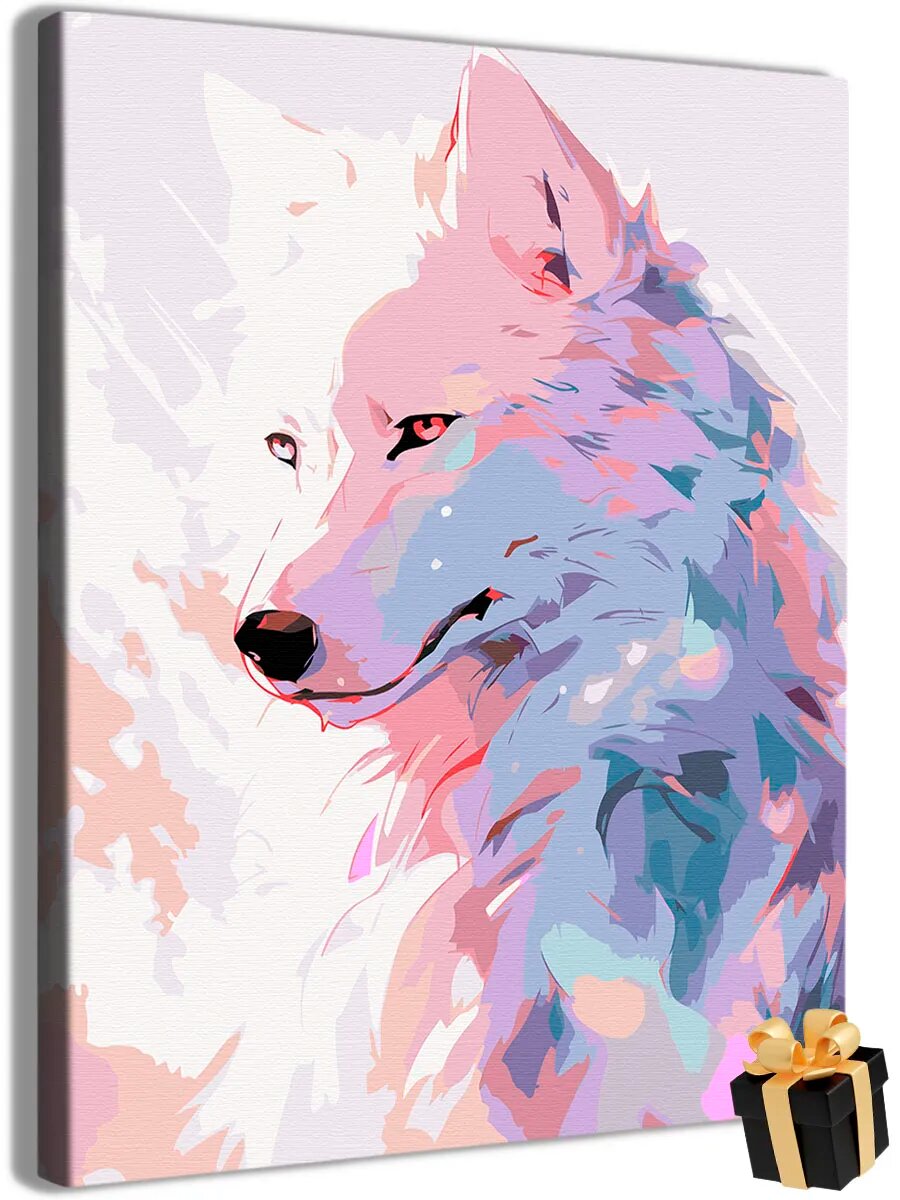 Картины по номерам Волк