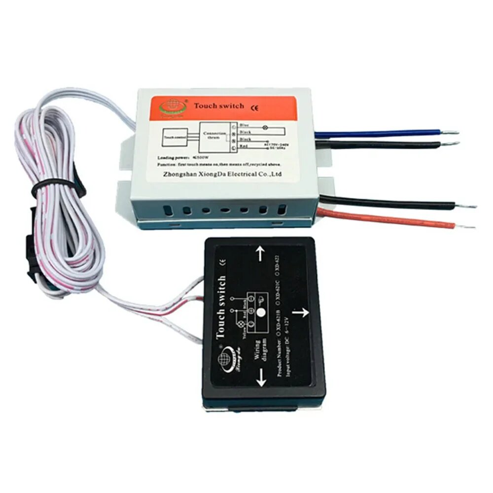 Пластиковый сенсорный выключатель для ламп XD-621