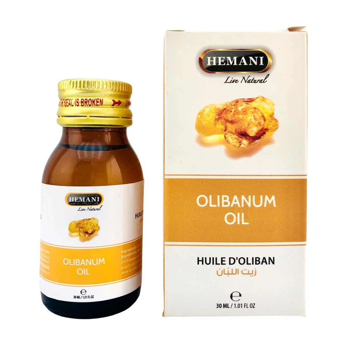 Масло Ладана Hemani, 30 мл, 100% натуральный продукт без добавок