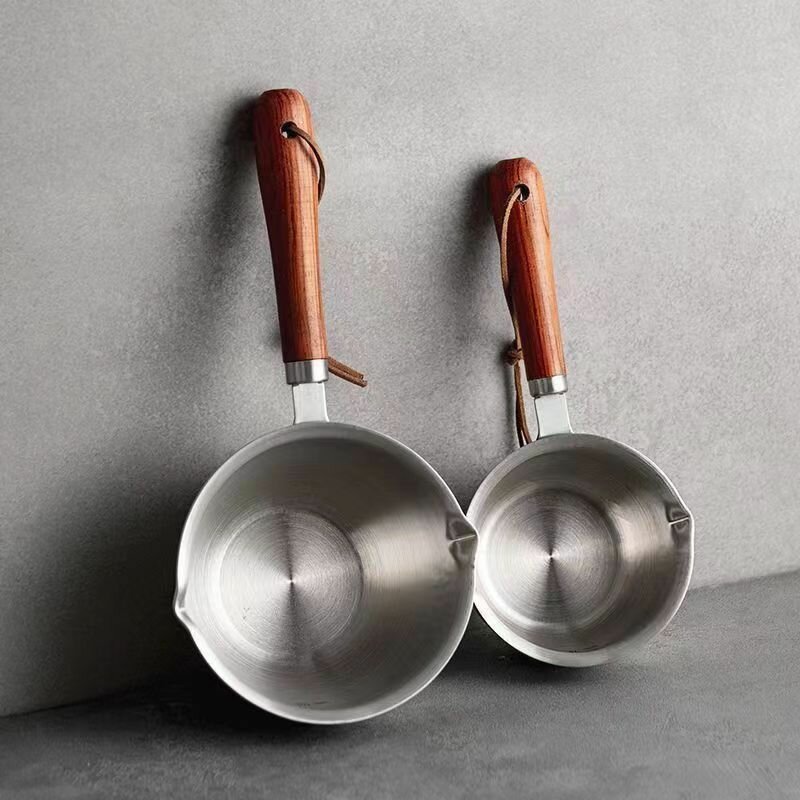 Кастрюля для подогрева молока, кофе и масла с мерными метками 320 мл и 410 мл