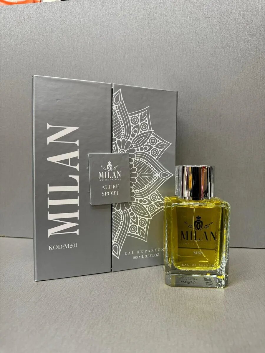 Духи Lux77 Milan, по мотивам Allure Homme Sport, древесные, 100 мл