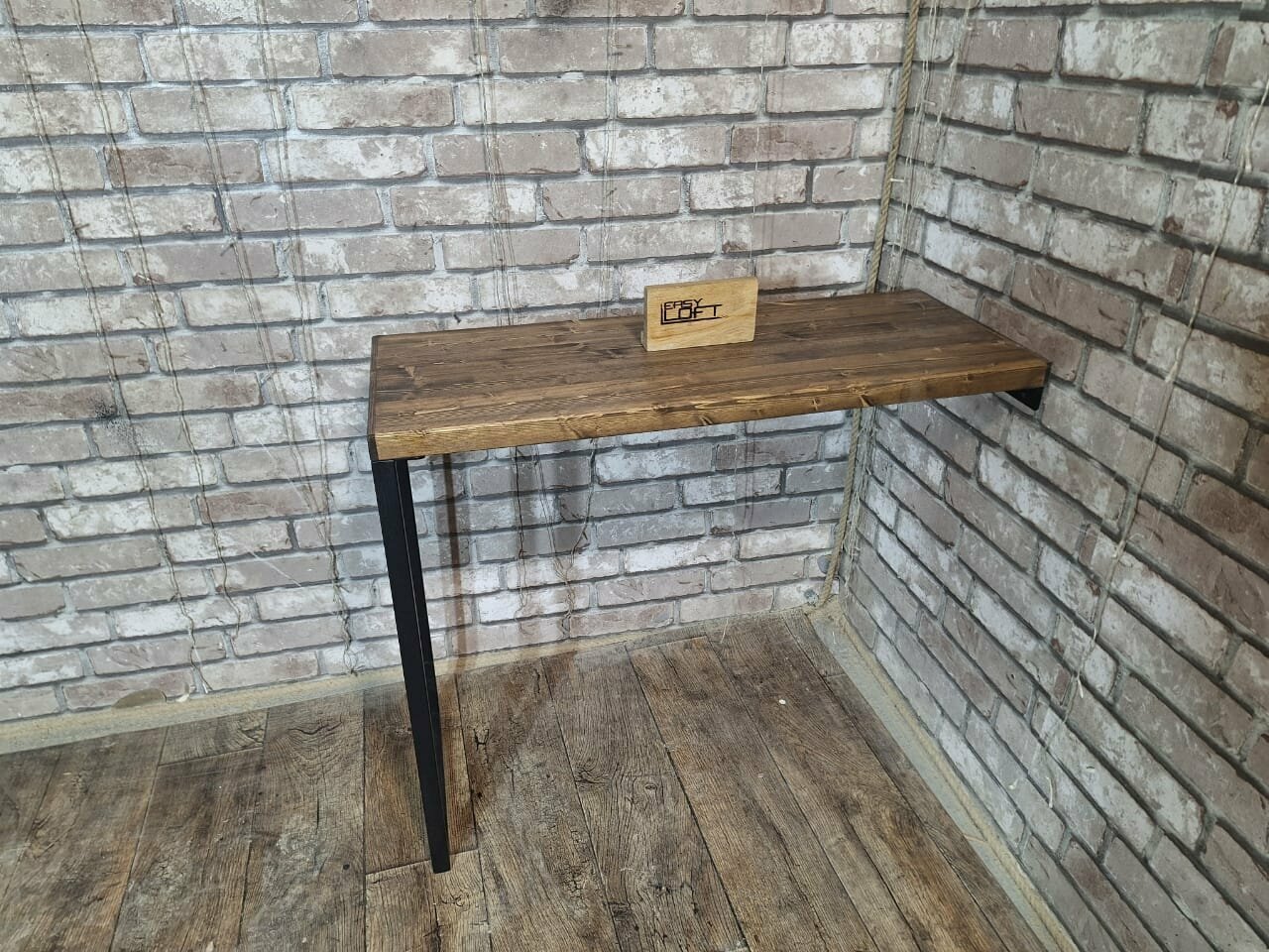 Барная стойка "EasyLOFT" в стиле лофт, для дома и офиса, 100х40х115 см.