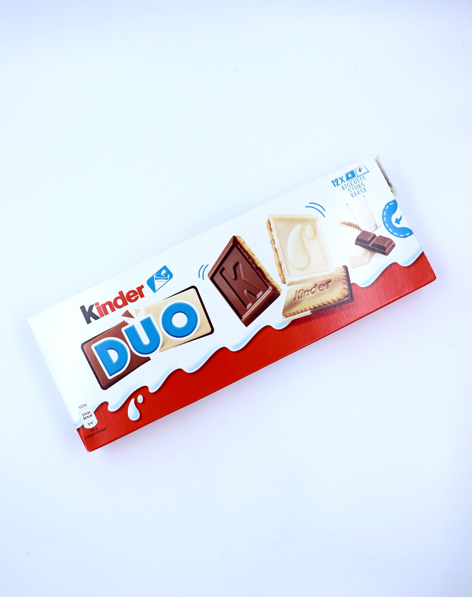 Печенье с плиткой шоколада Kinder Duo 150г (в упаковке 12 шт) Import Products FoodsNut