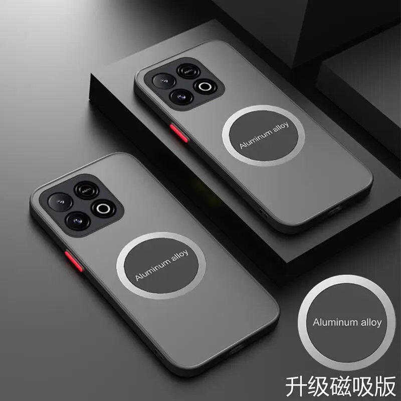 Чехол для iQOO Z10 Turbo Pro, алюминиевый магнитный
