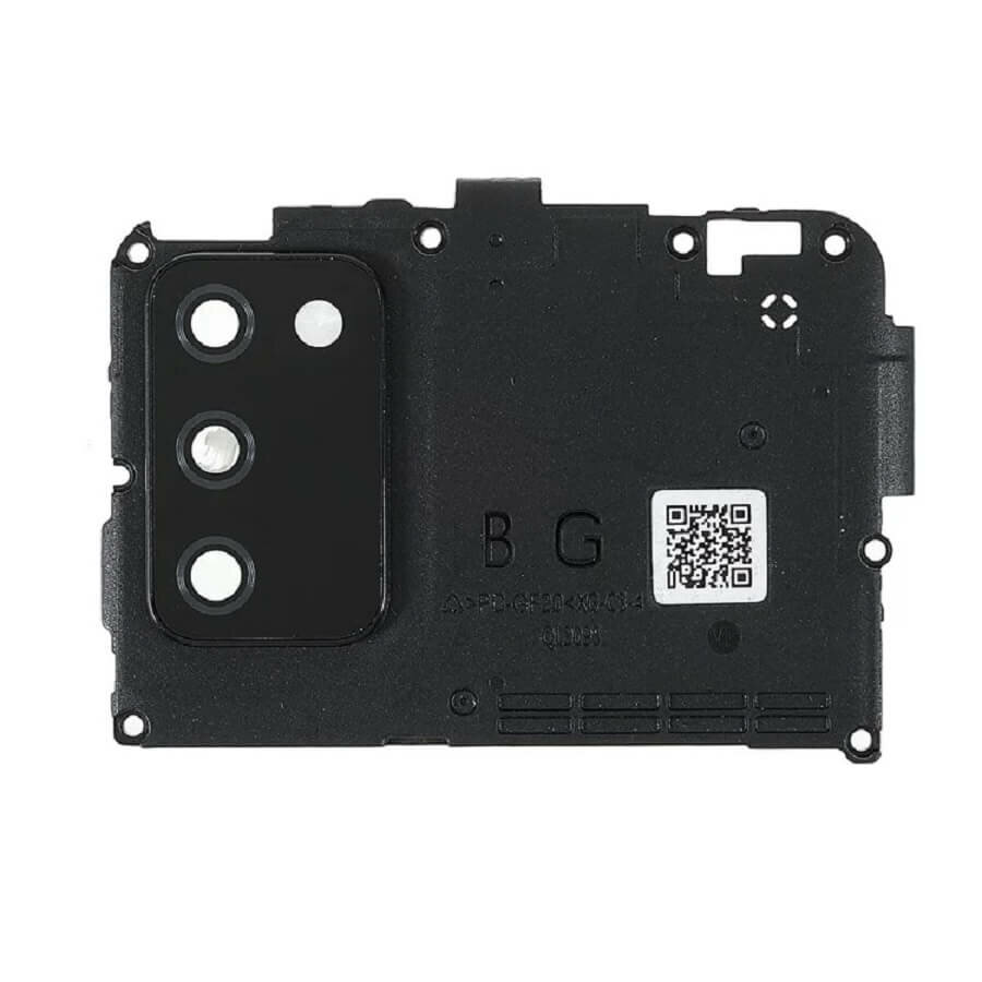 Пластина материнской платы для Samsung Galaxy A02s, A03s (A025F, A037F) со стеклом камеры Черный