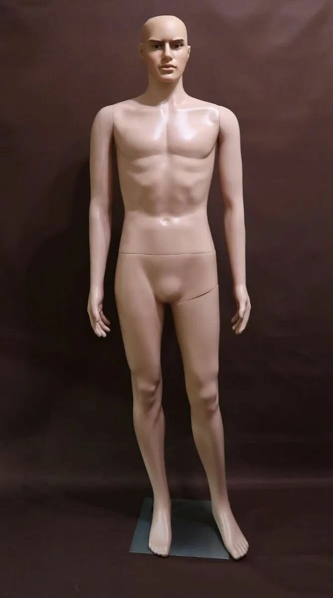 Манекен мужской в полный рост, натуралистичный