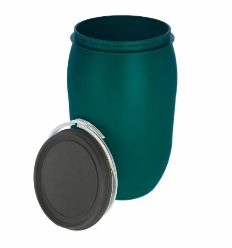 Бочка BEGINIA 127 л пластик цвет зеленый