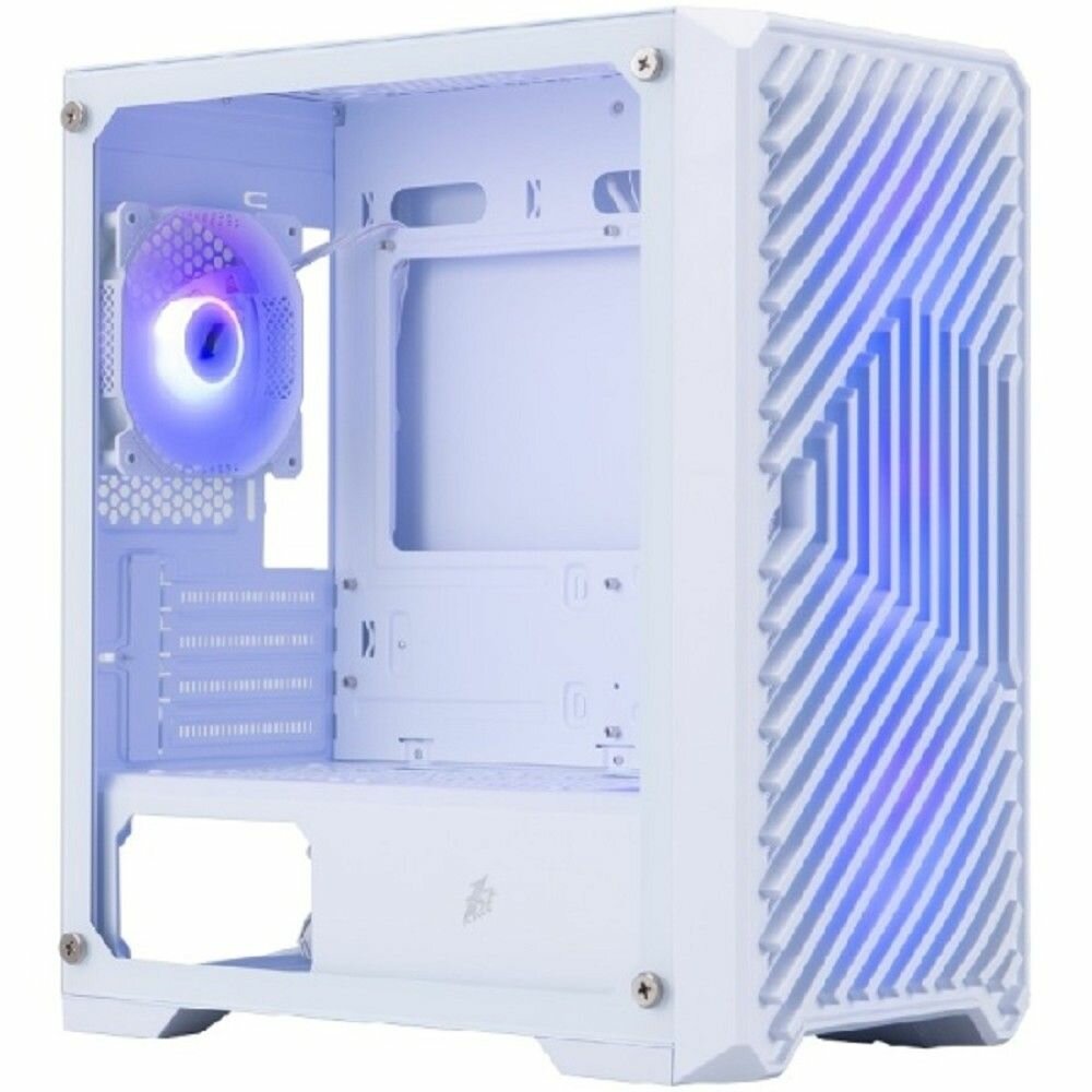 1STPLAYER Корпус TRILOBITE T5 ARGB White mATX 4x120mm ARGB fans T5 - WH - 4F7 - W