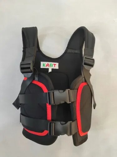 Защита ребер для картинга, размер: S, цвет: красный