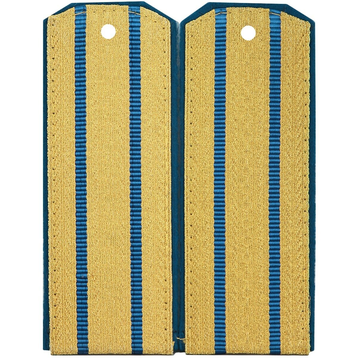 Погоны ФСБ парадные на китель 2 просвета галун