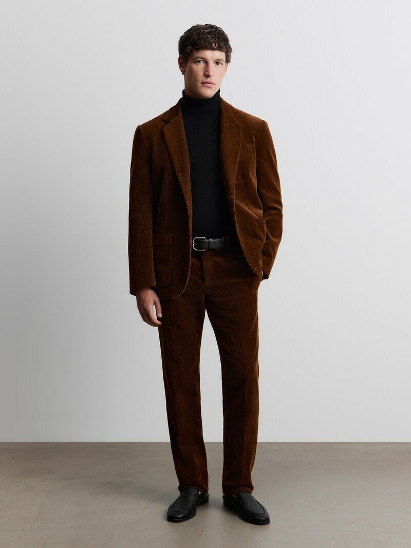 Брюки из французского вельвета