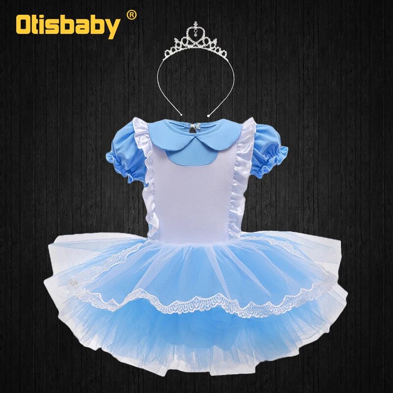 Балетная пачка для маленьких девочек, Белоснежка, Золушка, София, Анна, Эльза, бальное платье, Рождественский костюм, детское праздничное платье принцессы Belle Alice