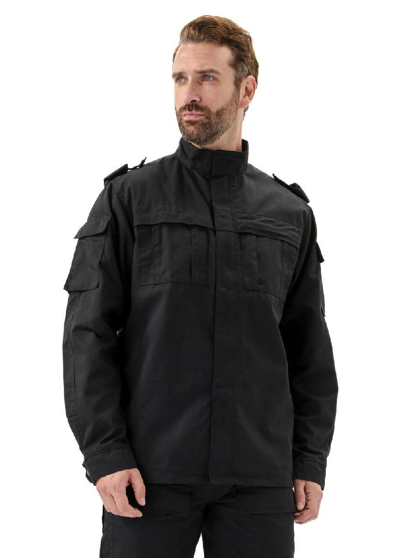 Костюм спецназ куртка/брюки цвет: черный, ткань: Рип-Стоп, 52-54, 170-176