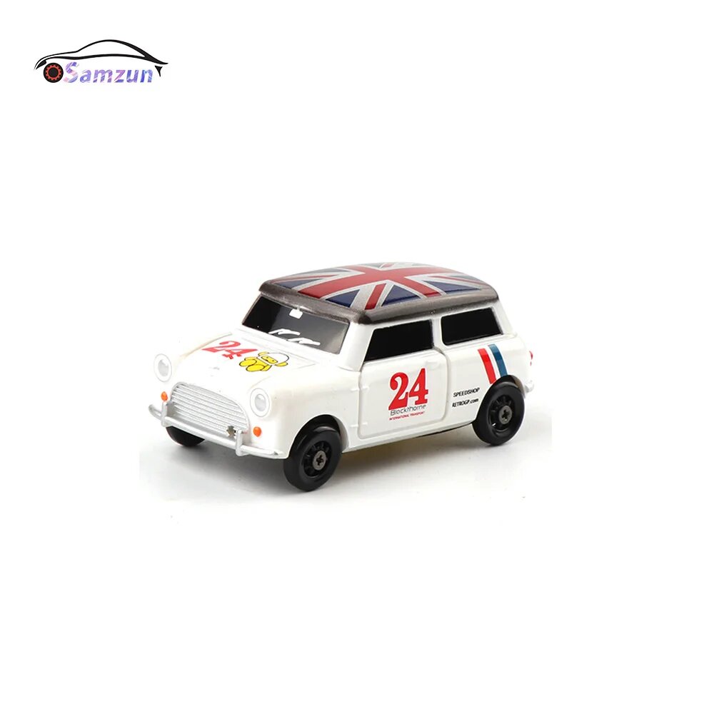 Белый брелок для ключей MINI Cooper, номер 24