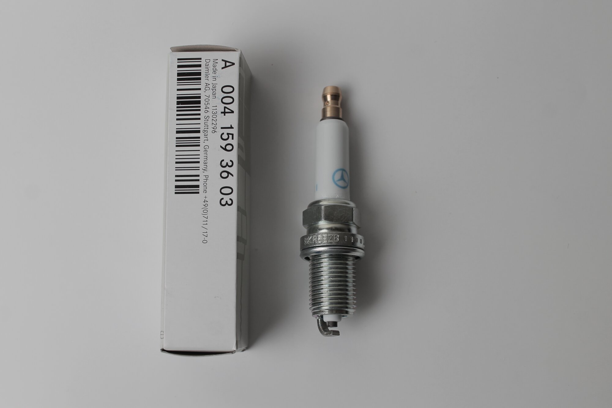 Свеча зажигания A0041593603 MERCEDES-BENZ A-Class 180/200, B-Class 200, 1 шт.