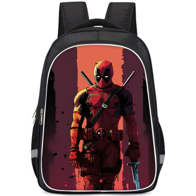 Рюкзак cross-border trend deadpool для младших школьников, большая емкость, style j-large