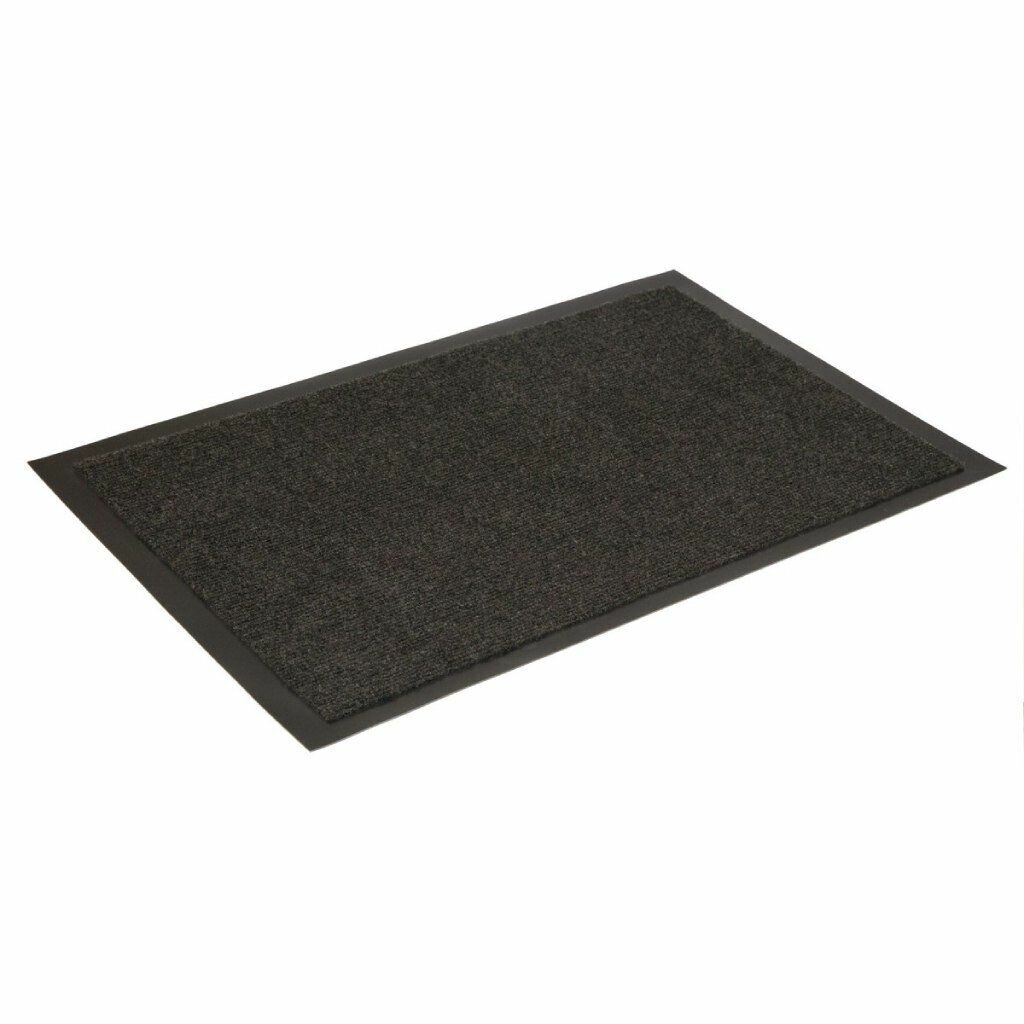 Грязезащитный коврик SUNSTEP "Light", 40х60 см, прямоугольный, полиэстер, ПВХ, черный