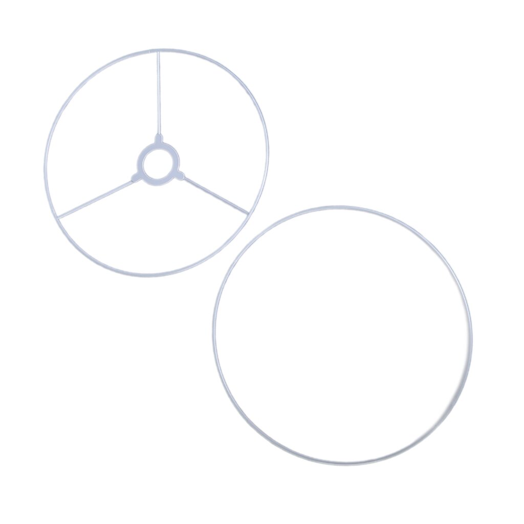 Кольца для абажура Потолочного светильника Рамка для абажура Держатель для абажура Круглые металлические кольца Опорный фитинг Рамка Аксессуары для абажура