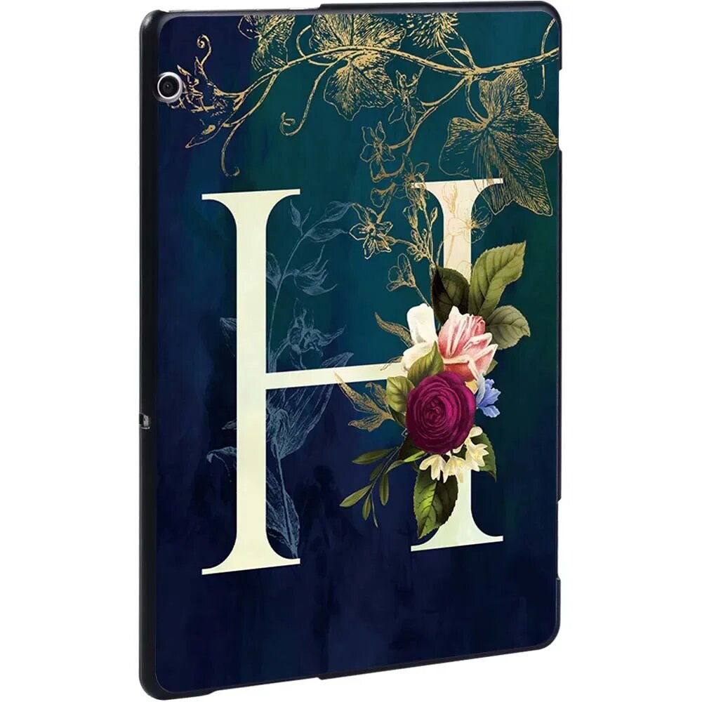 Пластиковый чехол-подставка Micocarary для Huawei MediaPad T3/T5 T5 10 (AGS2-W09), initial letter H