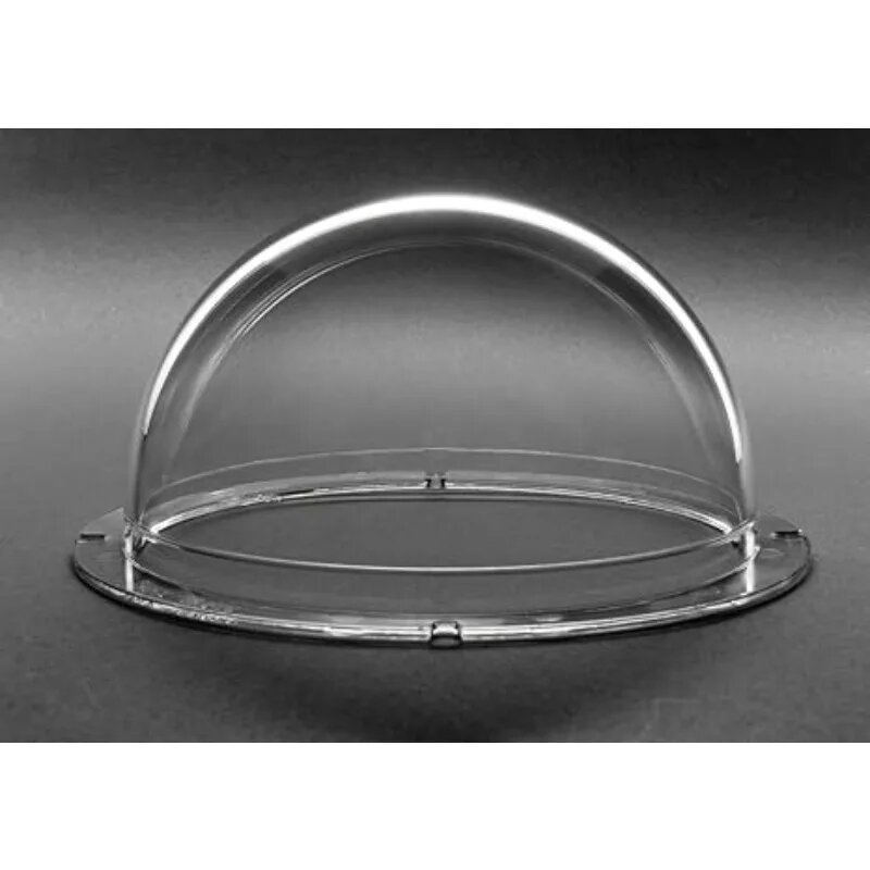 Пластиковый полусферный акриловый купол — прозрачный с фланцем шириной 10 мм или без фланца, 1 шт, разные размеры