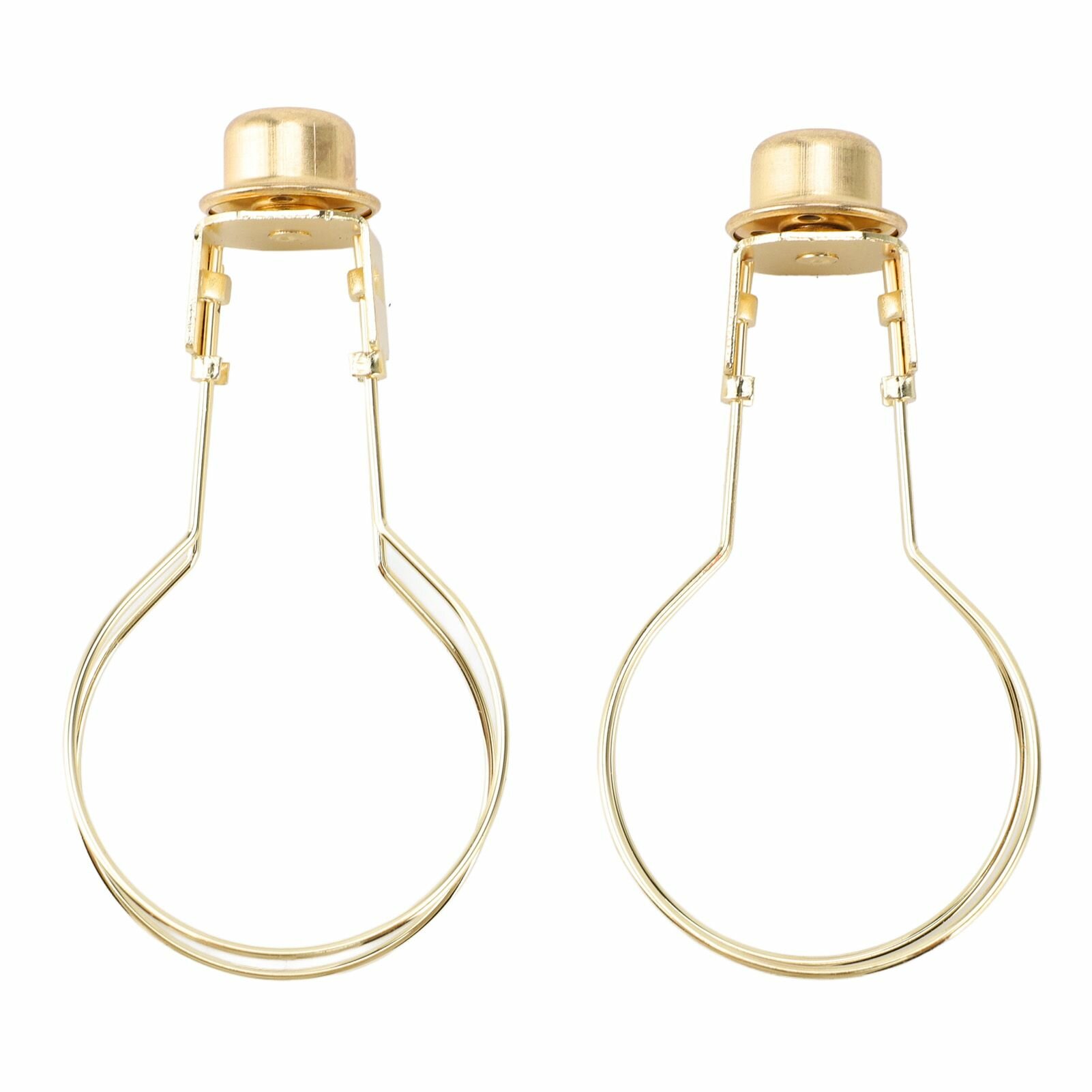 Адаптер для крепления лампы накаливания, аксессуары для крепления металлического абажура, золотистые 2шт