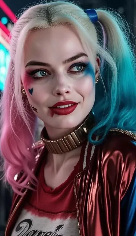 Алмазная Мозаика "Харли Квинн Из К/ф Джокер" 30x40 См, Безрамная, Идеальна Для Дома, Украшения, Подарков.