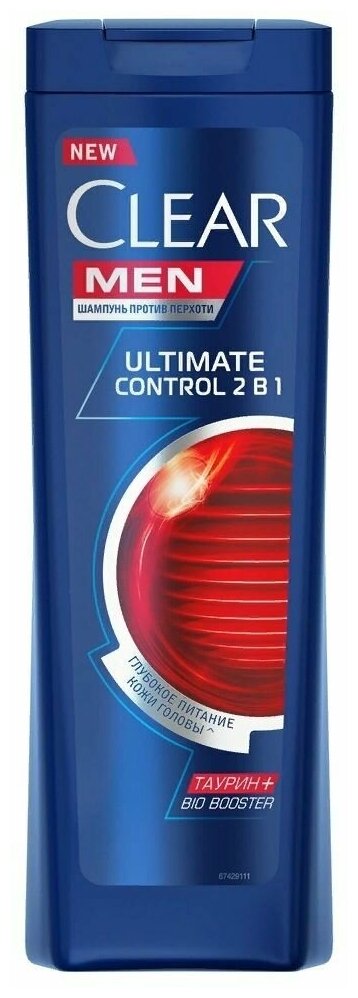 Клиар MEN Шампунь "Ultimate Control", 400 мл