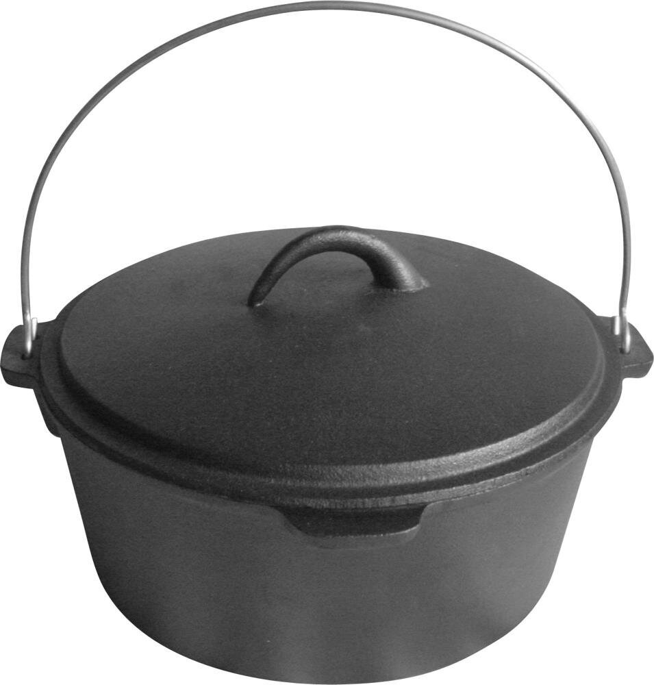 Казан чугунный с крышкой Mallony KC-25, диам.25см, 3,4 л (985046)