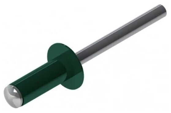 Заклепка вытяжная 3,2х8 мм алюминий-сталь RAL 6029 STARFIX 50 штук (SMZ1-99263-50)