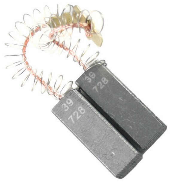 Щетки угольные 5х12,5х36 угольные эл. дв. Сэндвич - 2шт- запчасти для стиральной машины Bosch, Siemens 154740, пружины