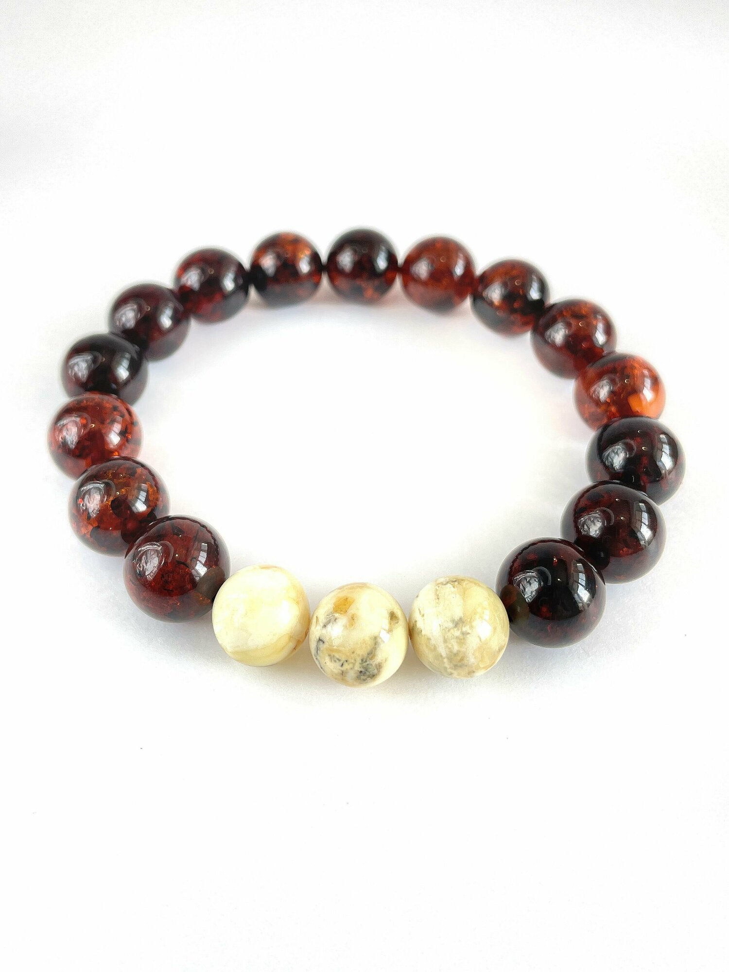 Браслет, янтарь