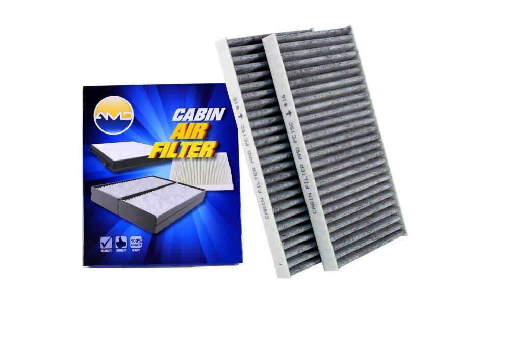 Фильтр салонный 97133-2E910 AMD. FC15C угольный 2шт для HYUNDAI Sorento II JC 2006-2009